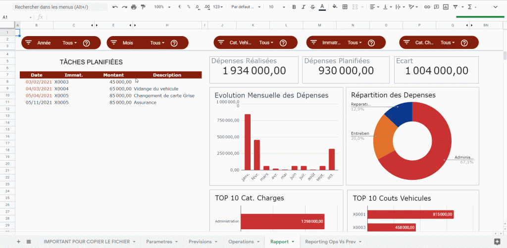 [Fichiers Uniquement] Fichier Google Sheets Parc Auto V2-Web ...